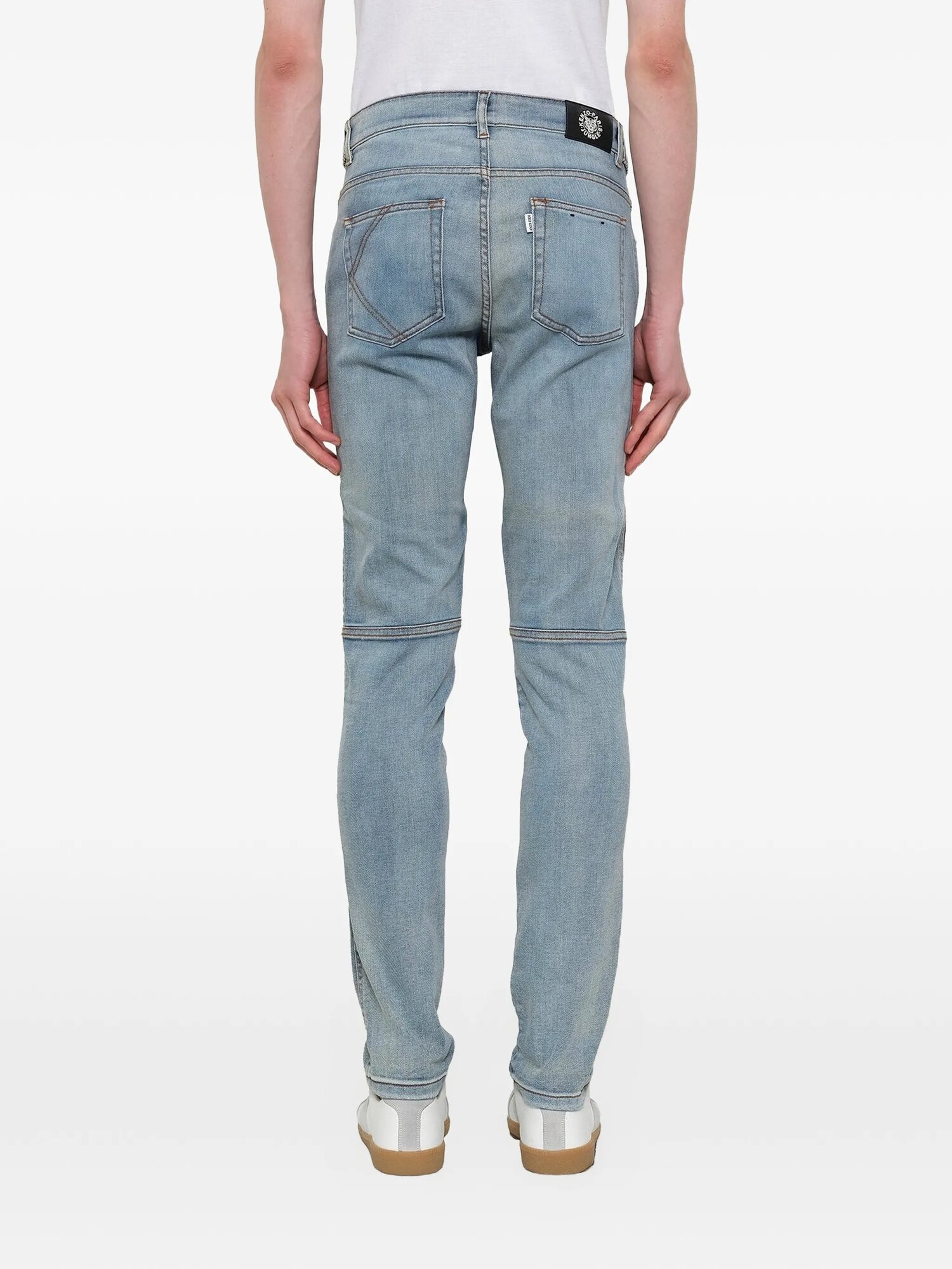 Джинсы KENZO Ribbed-panel slim-fit jeans, размер 38/40 — фото 1