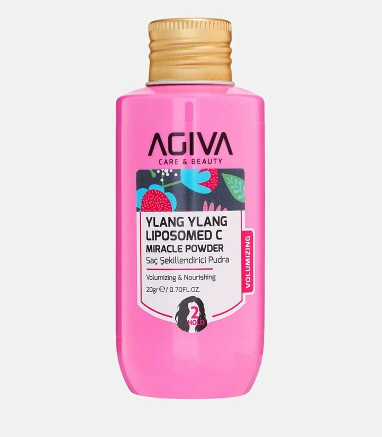 Пудра AGİVA для объема волос Ylang Ylang Lıpozom C Pro Care, 20 гр