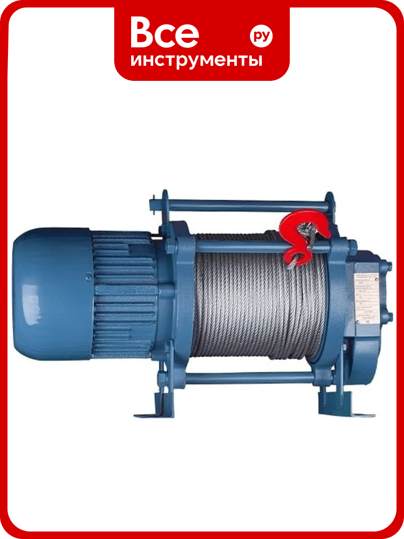 Электрическая лебедка GEARSEN KCD 0.5 т, 100 м, 380 В GKCD 500-100-380, защищенная