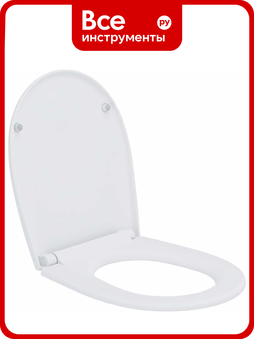 Сиденье из полипропилена IDDIS Soft Close 005 005PPS3i31, пластик, овальная форма, универсальное крепление, микролифт