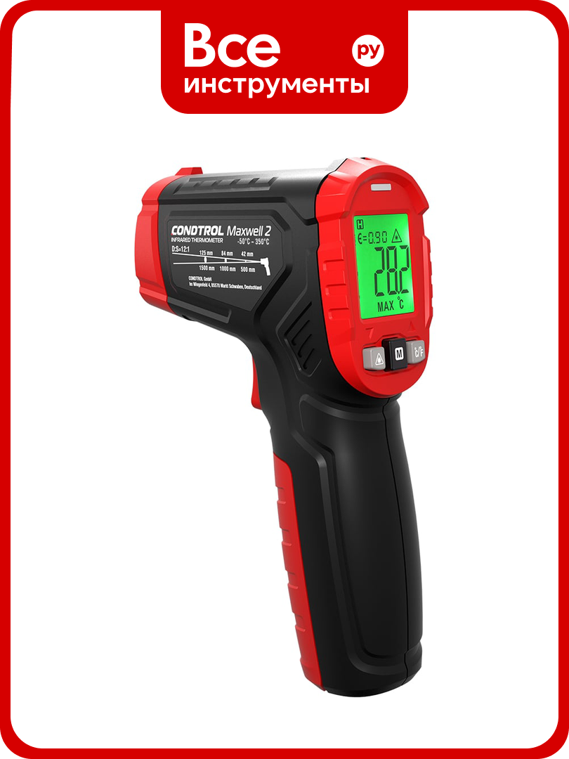 Пирометр Condtrol Maxwell 2, 3-16-045, от -50°C до 350°C, с подсветкой