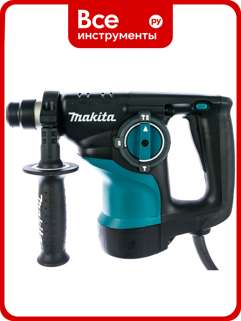 Перфоратор Makita HR 2810 профессиональный с вертикальным двигателем и SDS‑Plus хвостовиком