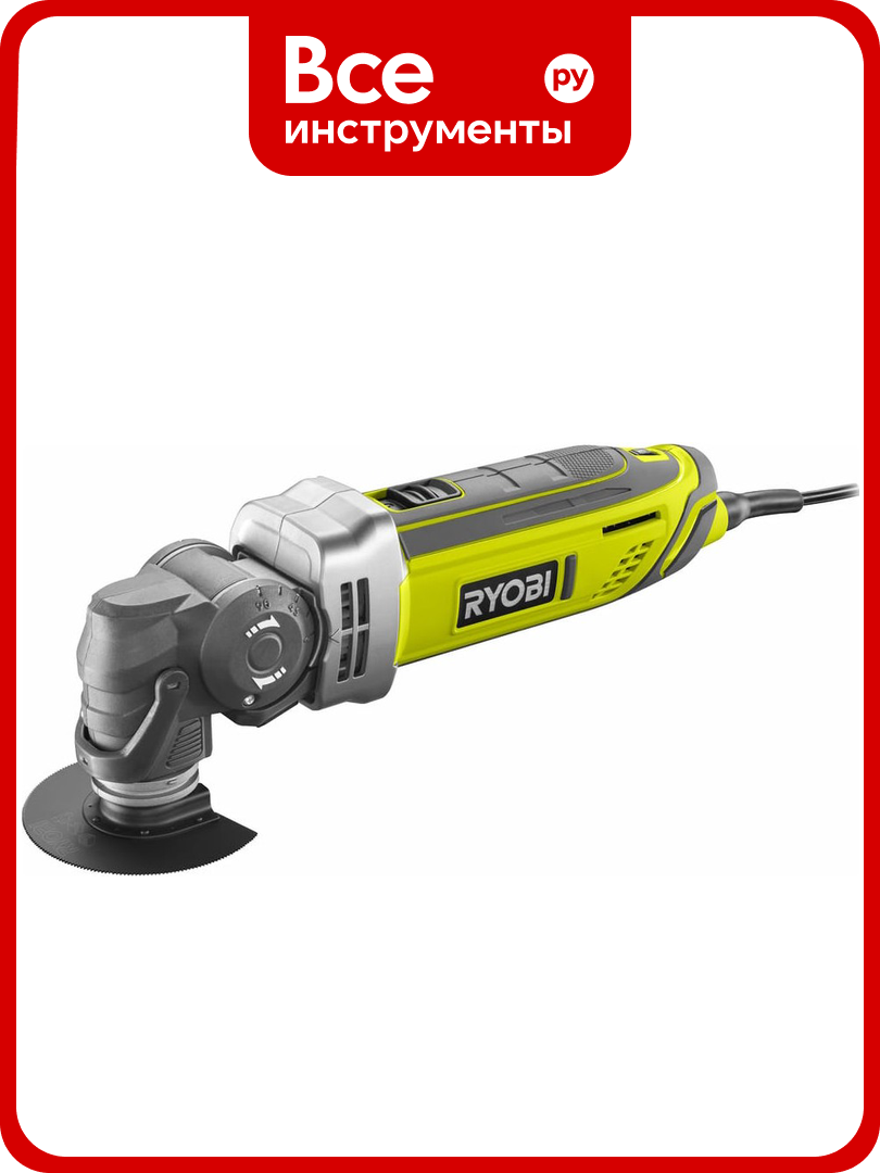 Многофункциональный, Ryobi, инструмент Ryobi RMT300-SA 5133002446, шлифования, служит