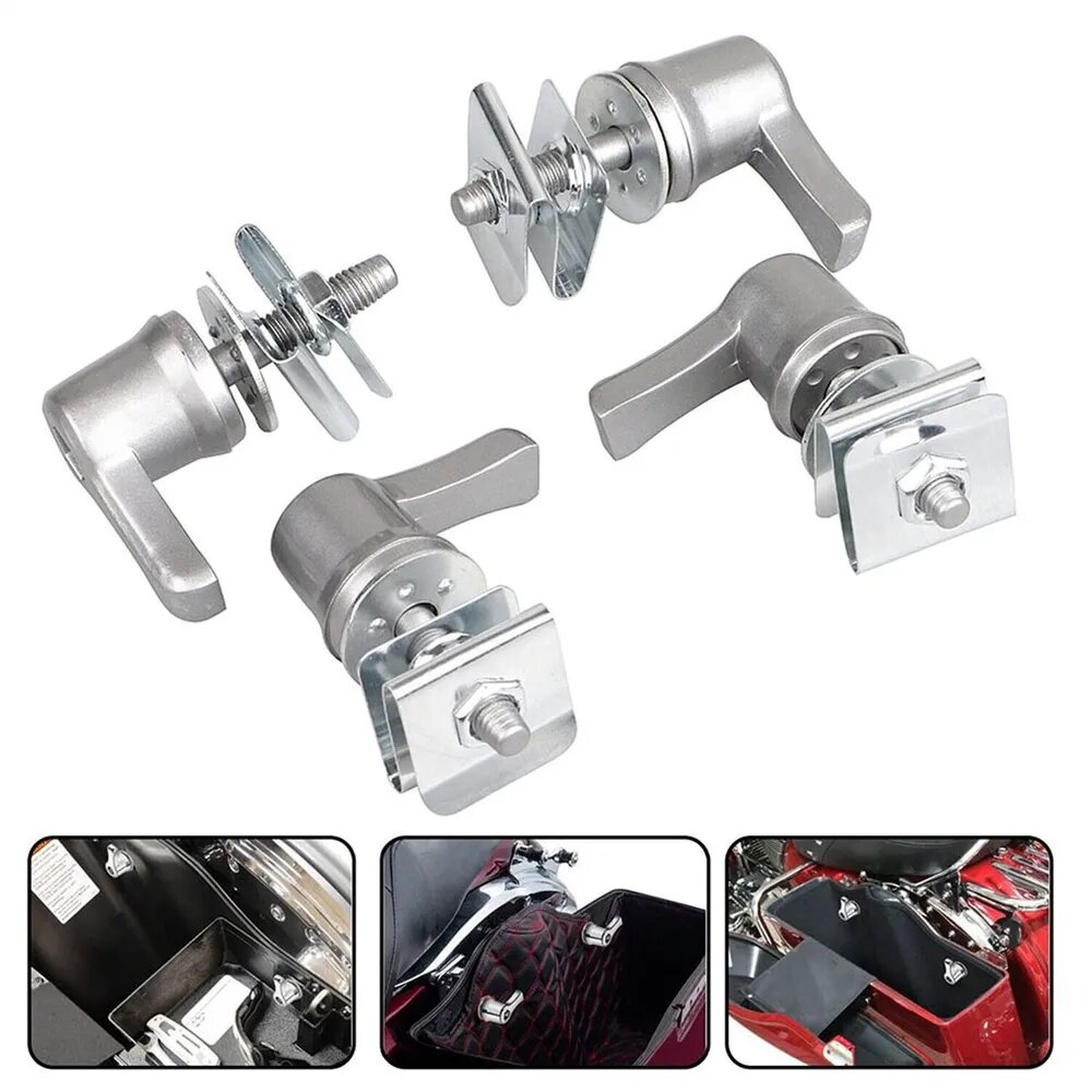 Комплект винтов для крепления замка кофра Silver Saddlebag для Harley