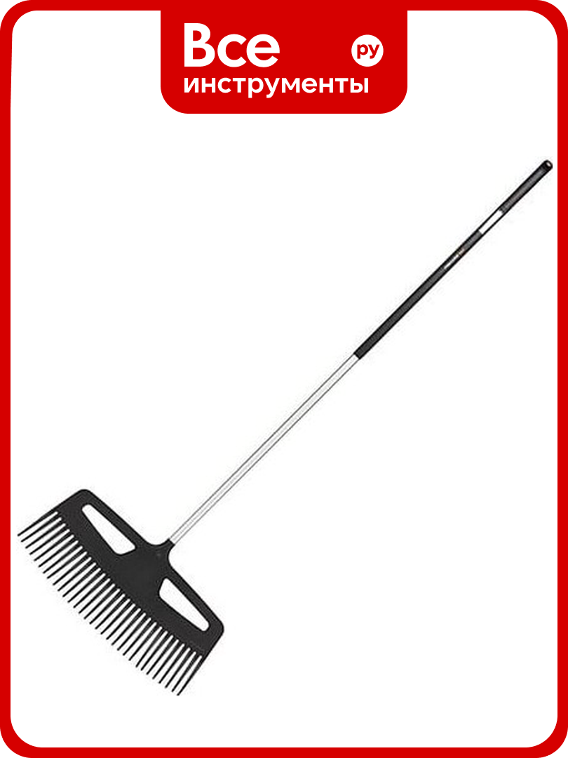 Веерные грабли Fiskars Xact XXL 1027036, полиамидные зубья, стальная планка, бытовой инструмент для уборки листьев