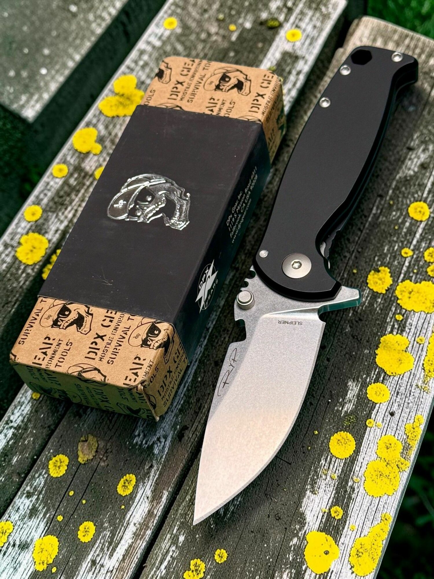 Нож складной DPx Gear DPXHSF450 HEST F, Sleipner StoneWash Blade, Aluminium Handle