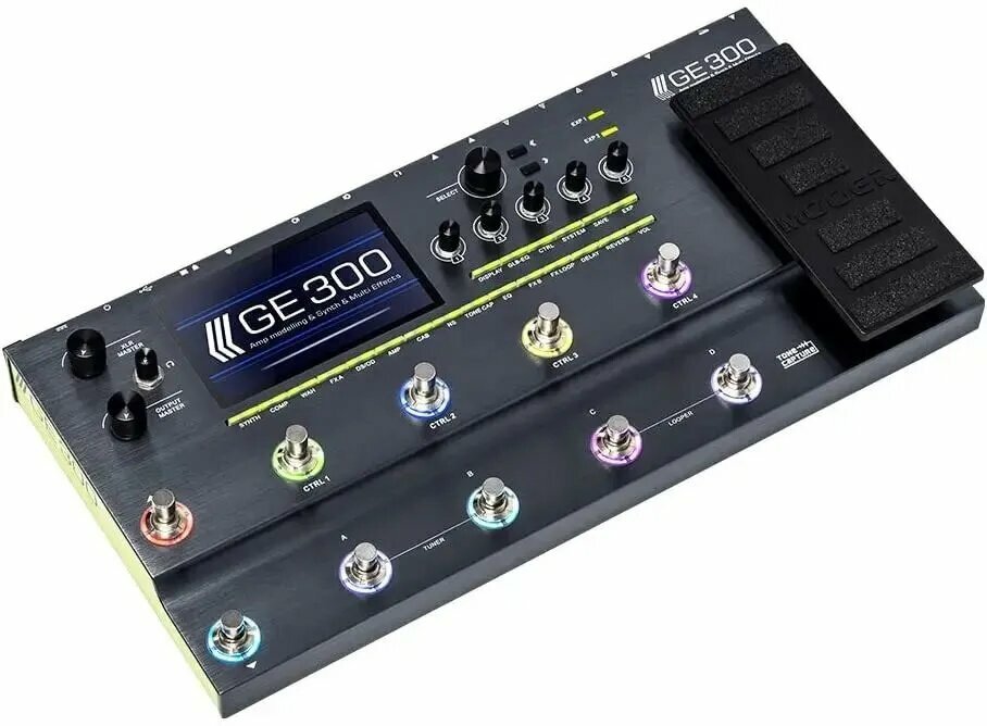 Гитарный процессор Mooer "GE-300", с функцией Tone Capture, черный — фото 1