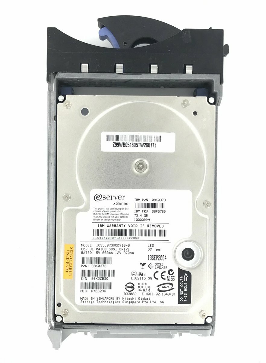Жесткий диск IBM 73Gb 10000 U320SCSI 3.5" HDD