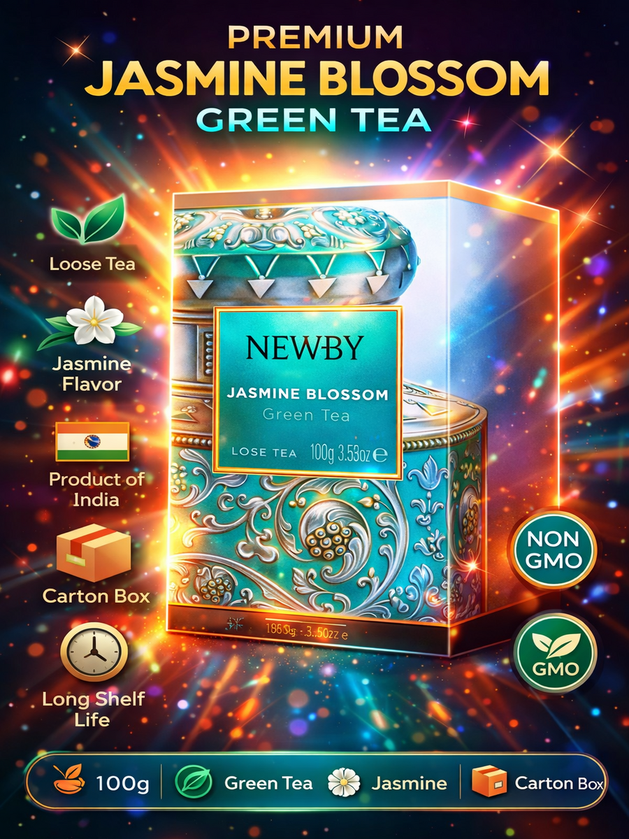 Чай зеленый Newby Jasmine Blossom листовой 100 г