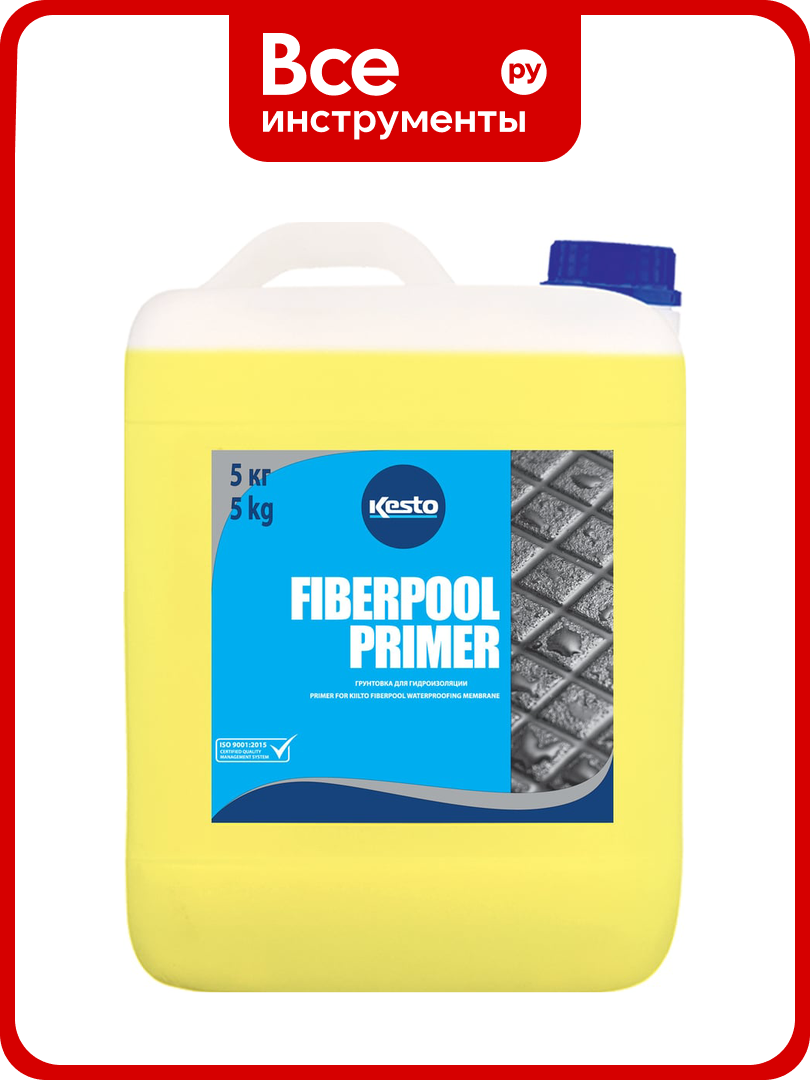 Грунт для гидроизоляционных систем Kesto Fiberpool primer, 5 л 81088
