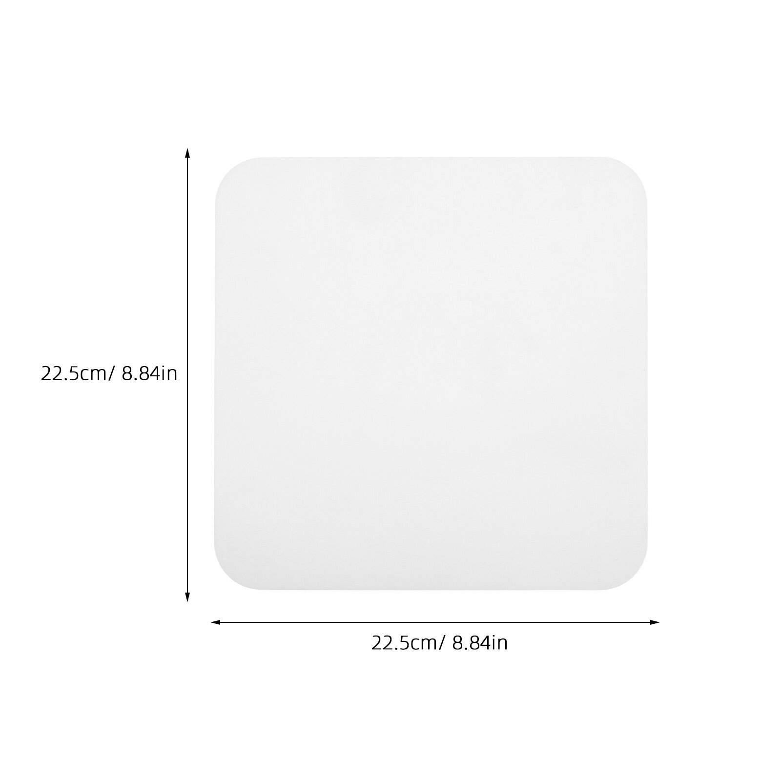Ламповый Диффузор Из Акрила Белый Квадратный 22.50X22.50X0.10Cm Для Потолочных Светильников И Спотов