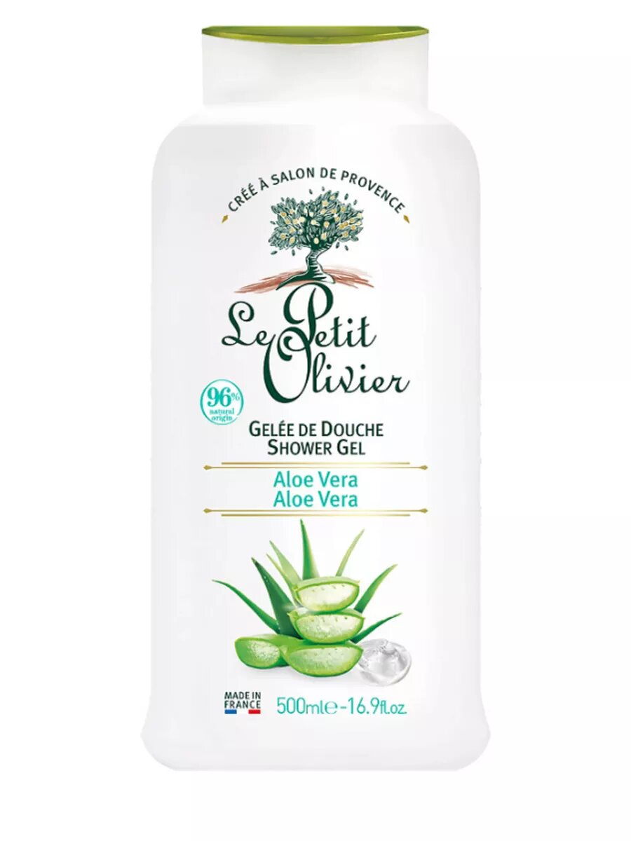 LE PETIT OLIVIER Гель для душа Алоэ Вера Aloe Vera Shower Gel, 500 мл