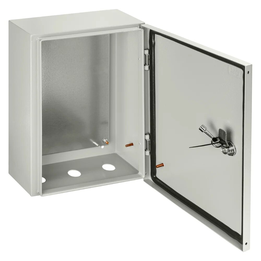 Щит с монтажной панелью TDM ELECTRIC ЩМП-1-1 IP66 SQ0905-0077, серый, навесное крепление, съёмная монтажная рама