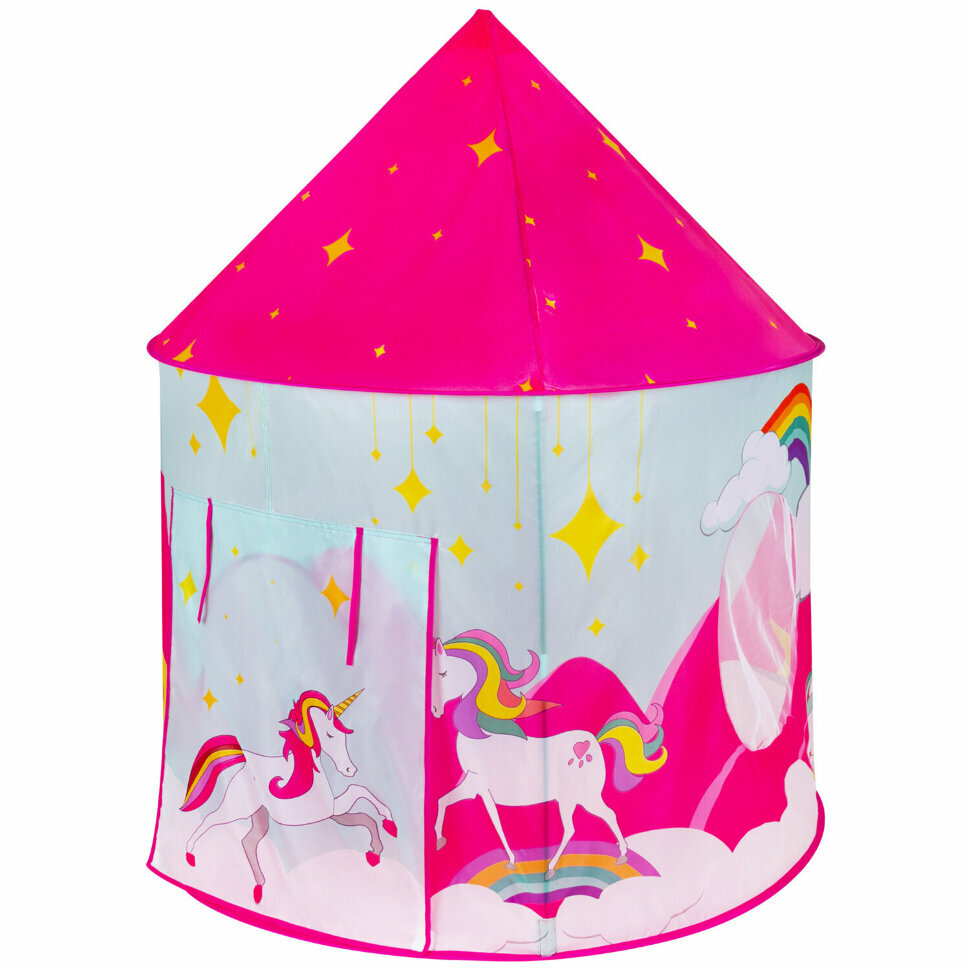Детская игровая палатка-шатер, 105x105x130 см, в сумке, BRAUBERG KIDS, 665170, 665170