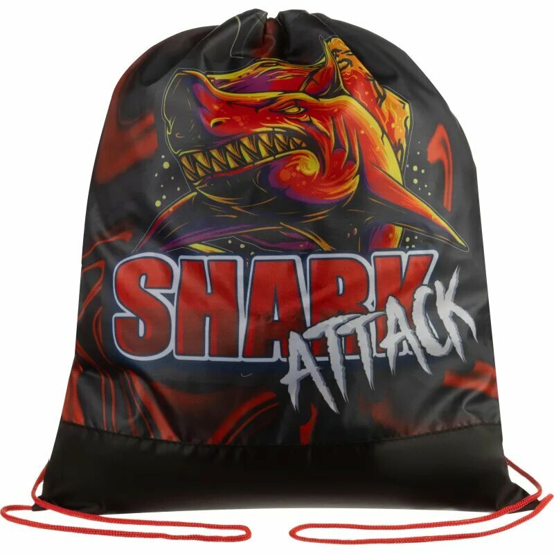 Сумка для сменной обуви цветная, ткань, СДС-3, SHARK ATTACK 2024, 2328277