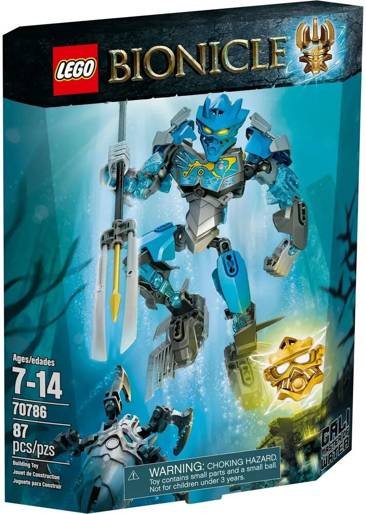 Игрушка Lego building blocks 70786 Bioshock Gali, количество строительных блоков 87, рекомендуется 7+