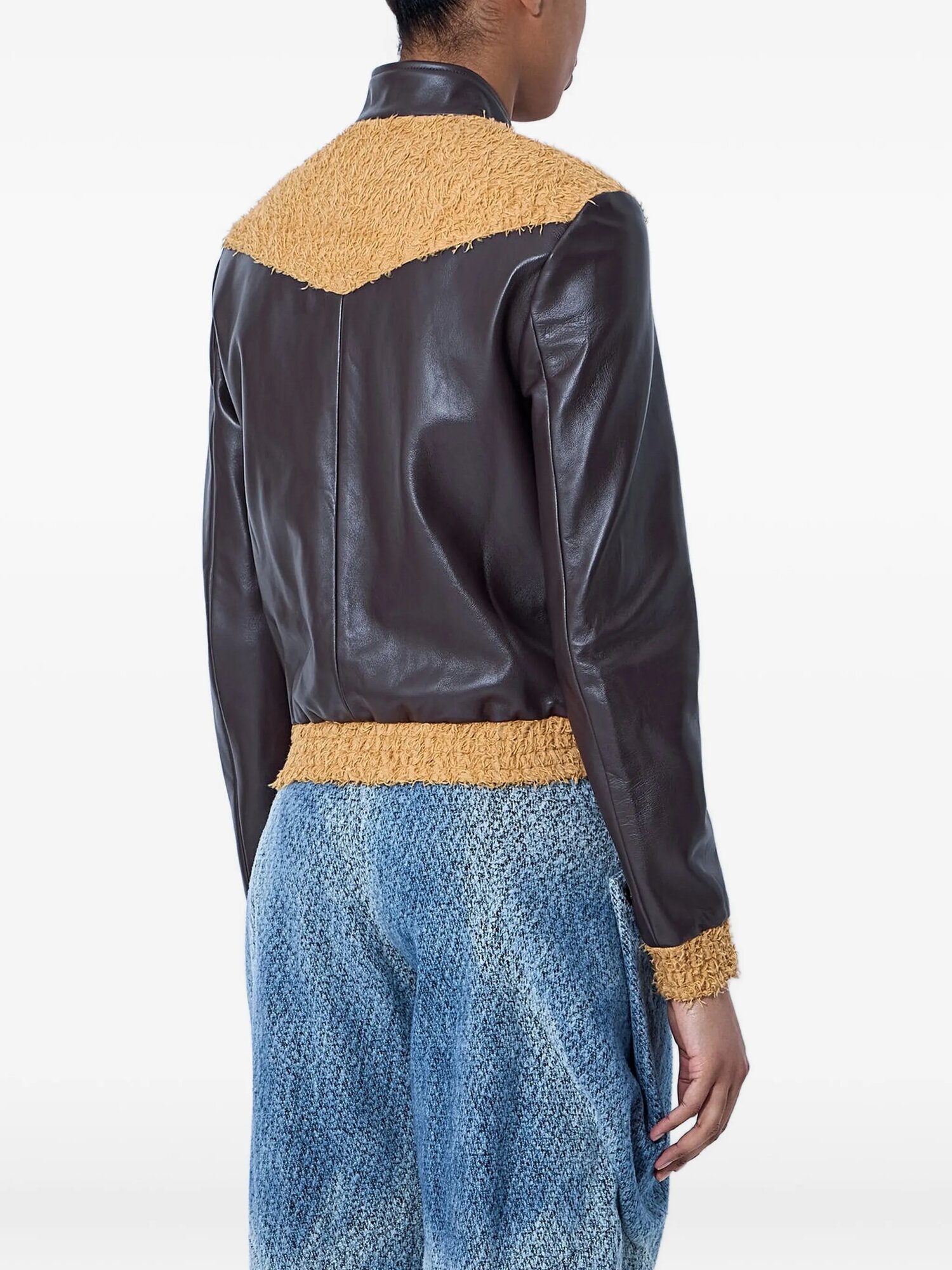 Куртка KIKO KOSTADINOV Zip-up leather jacket, размер 38 — фото 1