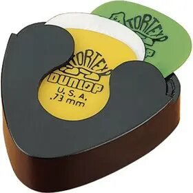Копилка-кейс для медиаторов "Dunlop" 5005, пластик, черный, золотистый