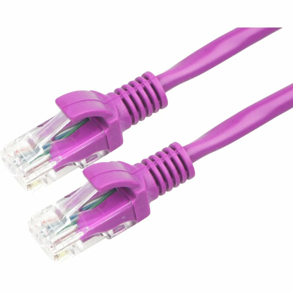 Патч-корд UTP Cablexpert PP12-1.5M/V кат.5e, 1.5 м, фиолетовый, 1124739