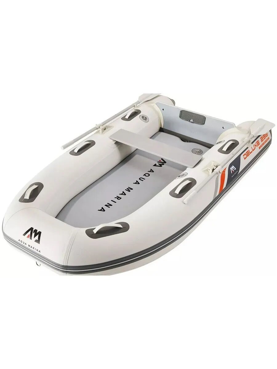 Лодка надувная Aqua Marina DELUXE U-TYPE 2.98m, 298х155см, grey