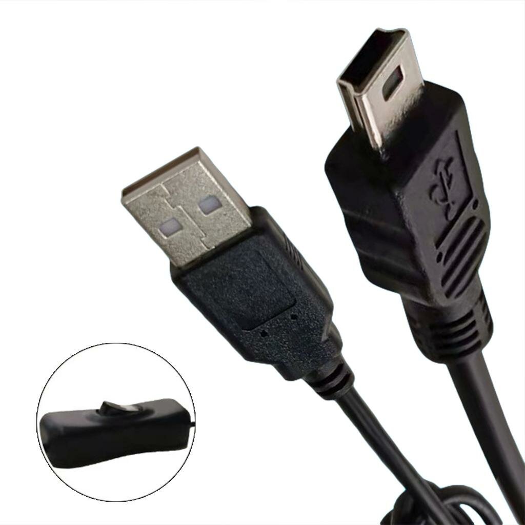 USB-кабель с выключателем для зарядки и передачи данных, 1.5m