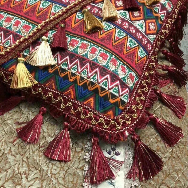 Бахрома для рукоделия, Тесьма для штор декоративная, кисточки макраме для шитья,1 м