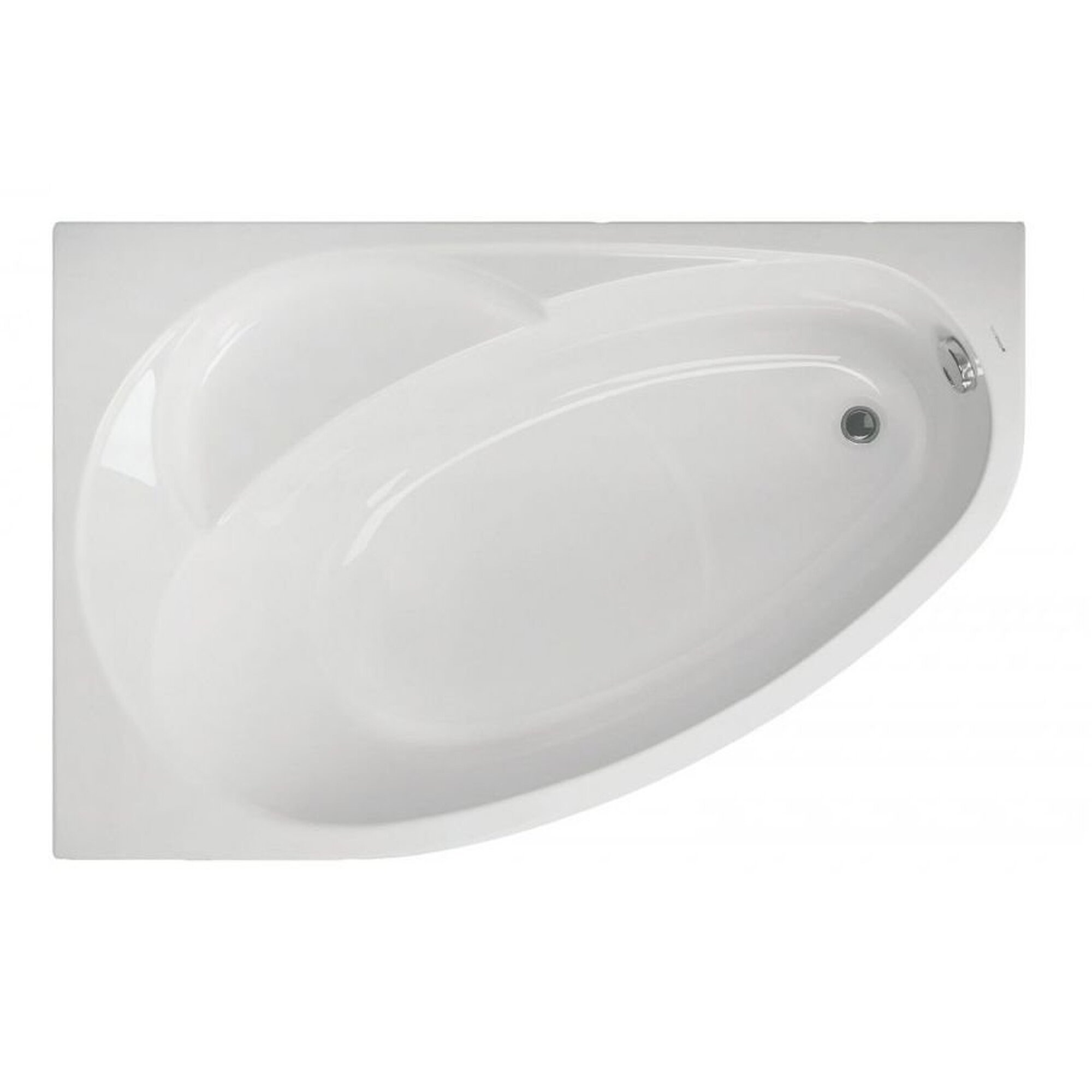 Акриловая ванна Vagnerplast (Вагнерпласт) Flora 150x100 см left белый
