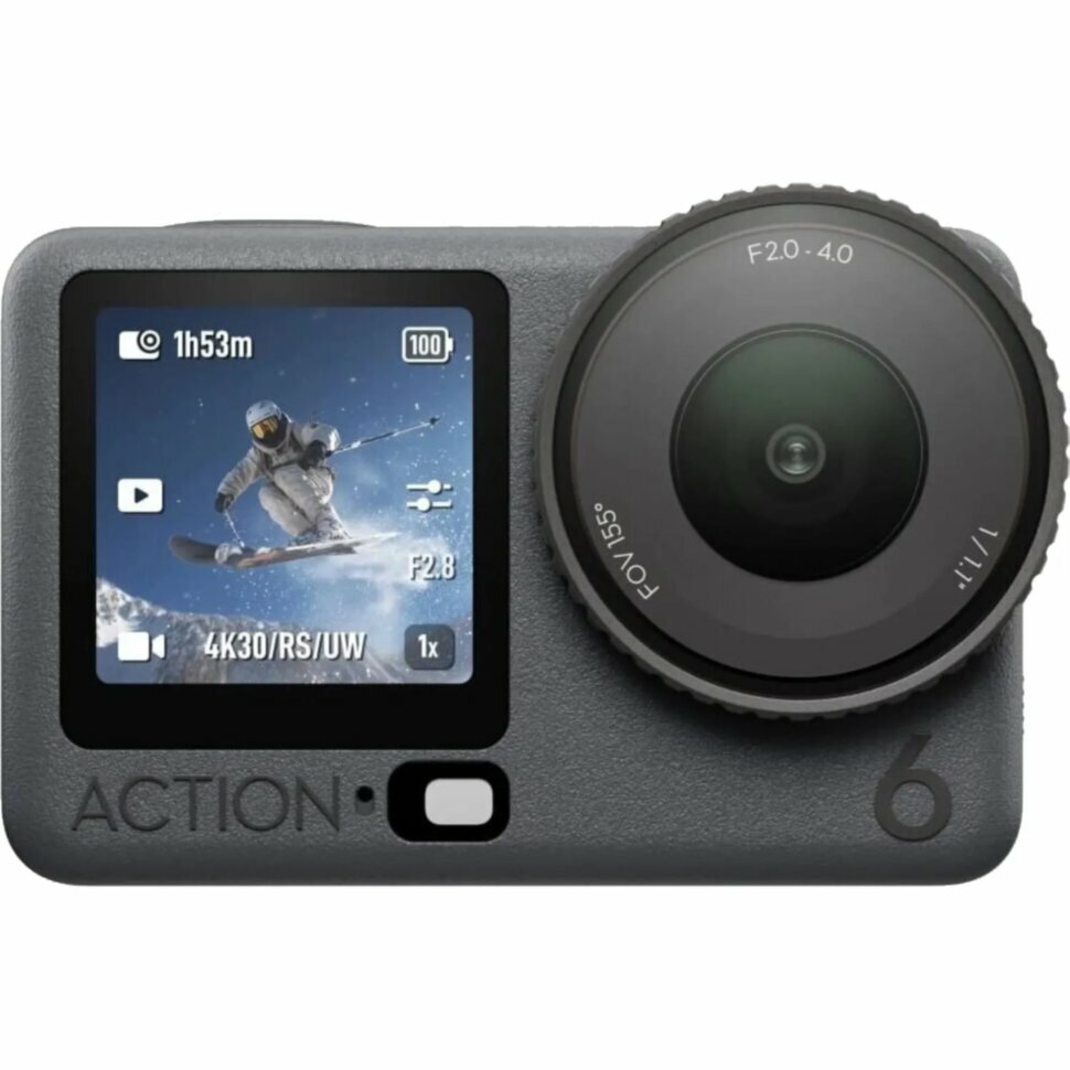 Экшн-камера Dji Osmo Action 6 Standard Combo, 1xCMOS 38Mpix, черный, 2516196