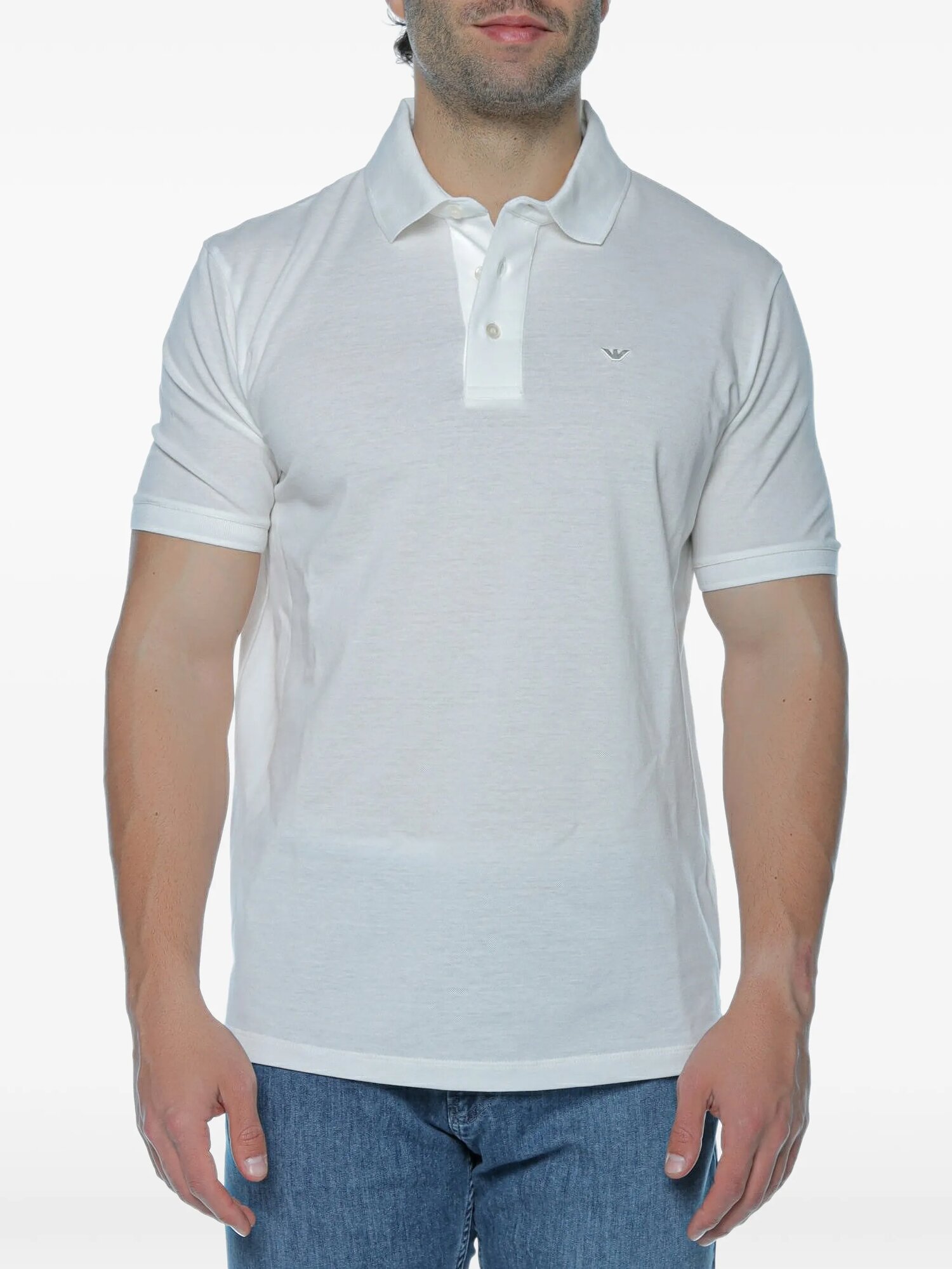 Рубашка Logo-plaque polo shirt