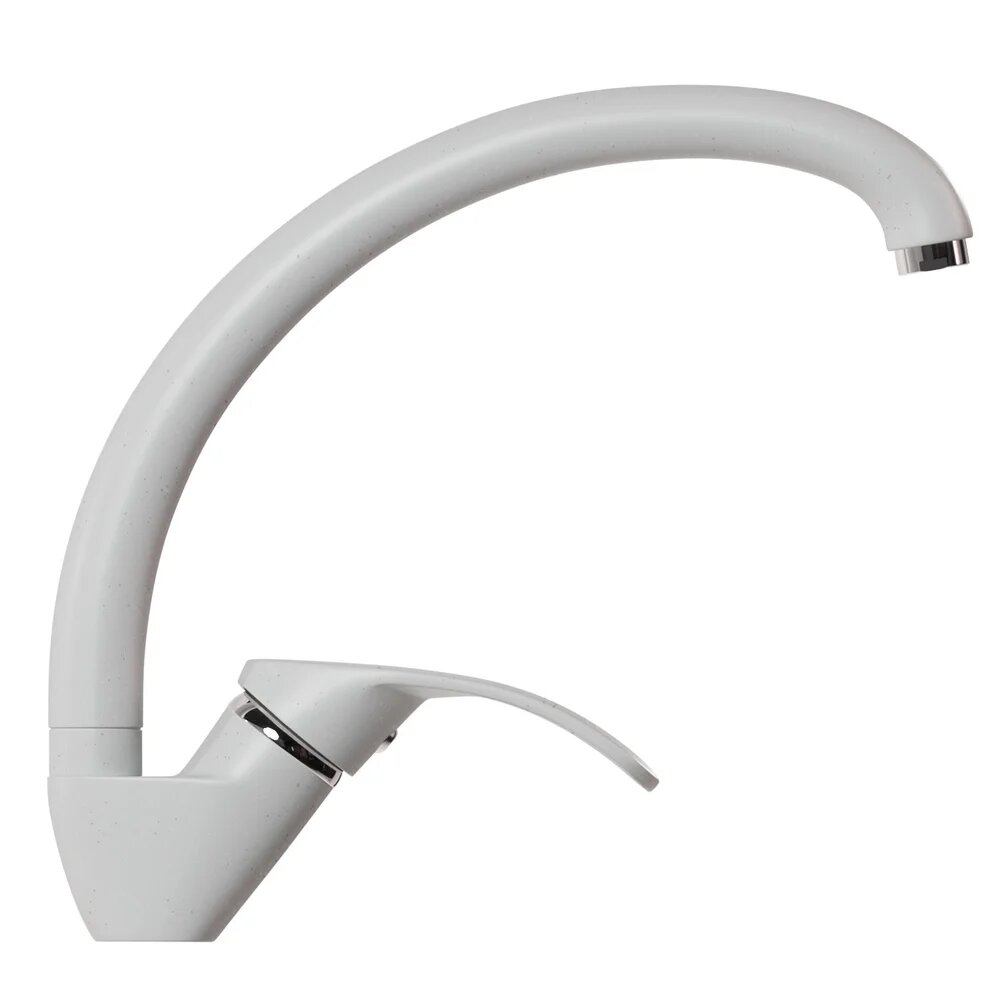 Смеситель для кухни 35к MIXLINE ML-GS02 (331) белый, высокий излив