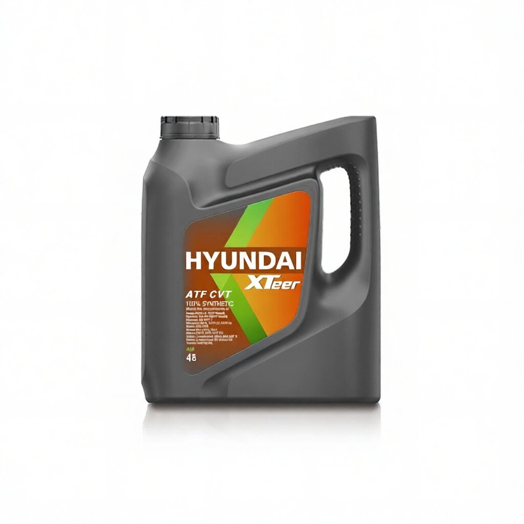 Масло трансмиссионное синтетическое "CVT", 4л Hyundai XTeer 1041413