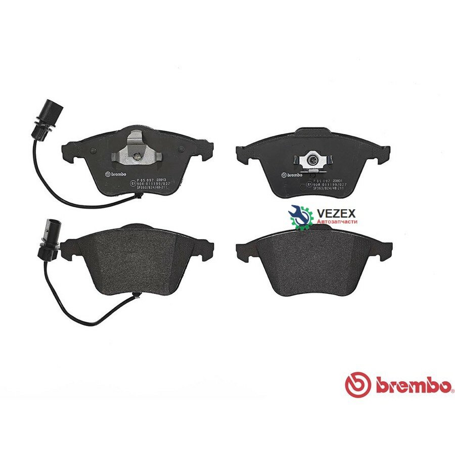 BREMBO P85097 Колодки тормозные дисковые