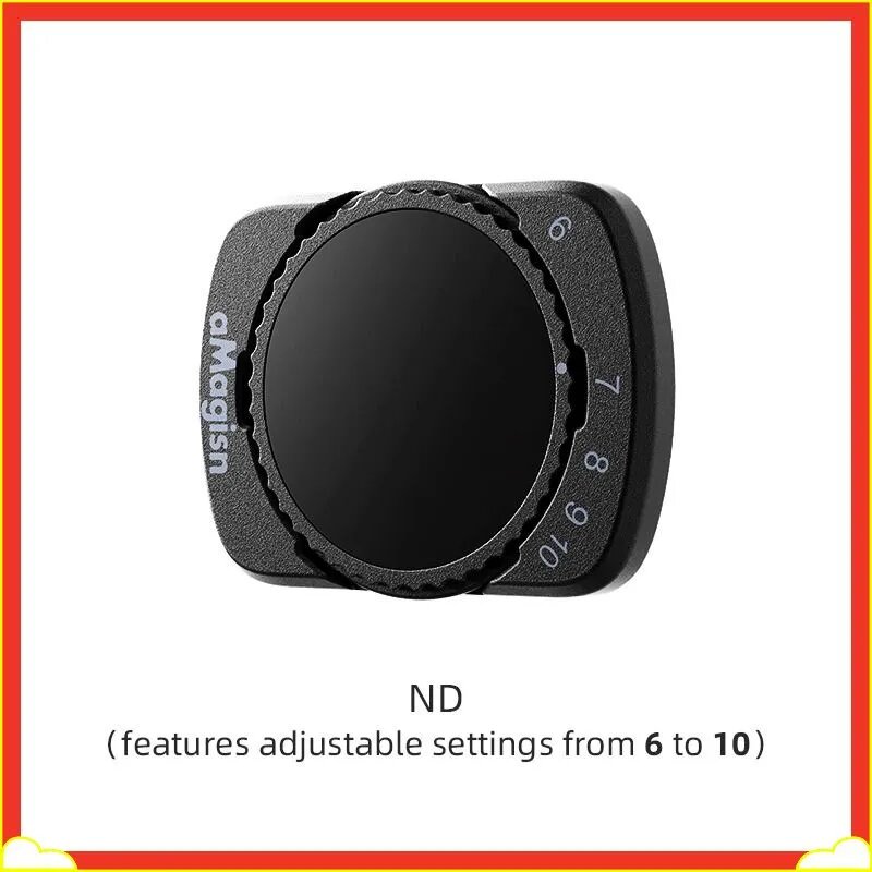 Магнитный фильтр aMagisn для Osmo Pocket 3 Black Mist Filter ND 4 16 64 256 1000, Регулируемый CPL ND 2-32 / 64 - 1000