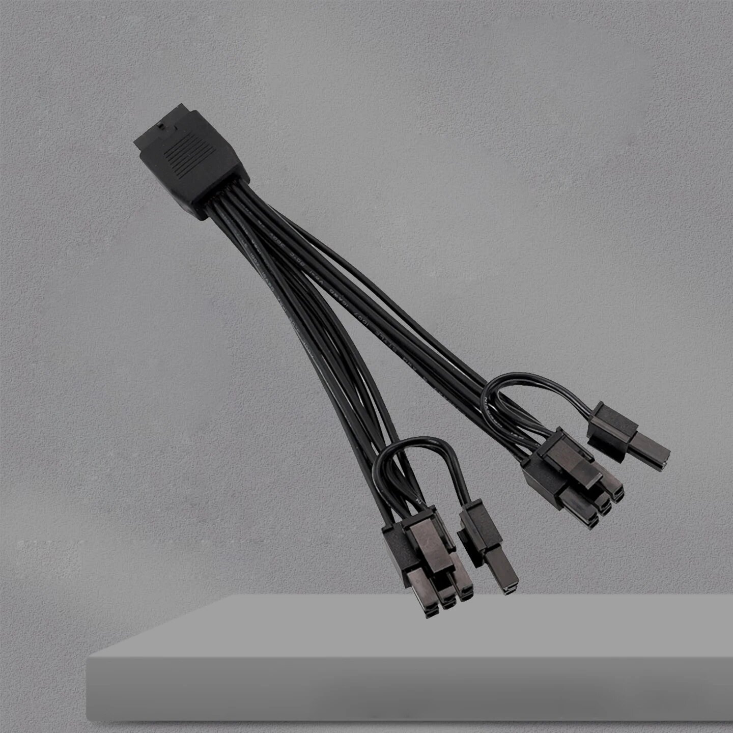 Кабель RGEEK 15см 12VHPWR 8PIN на 16PIN для видеокарты Black