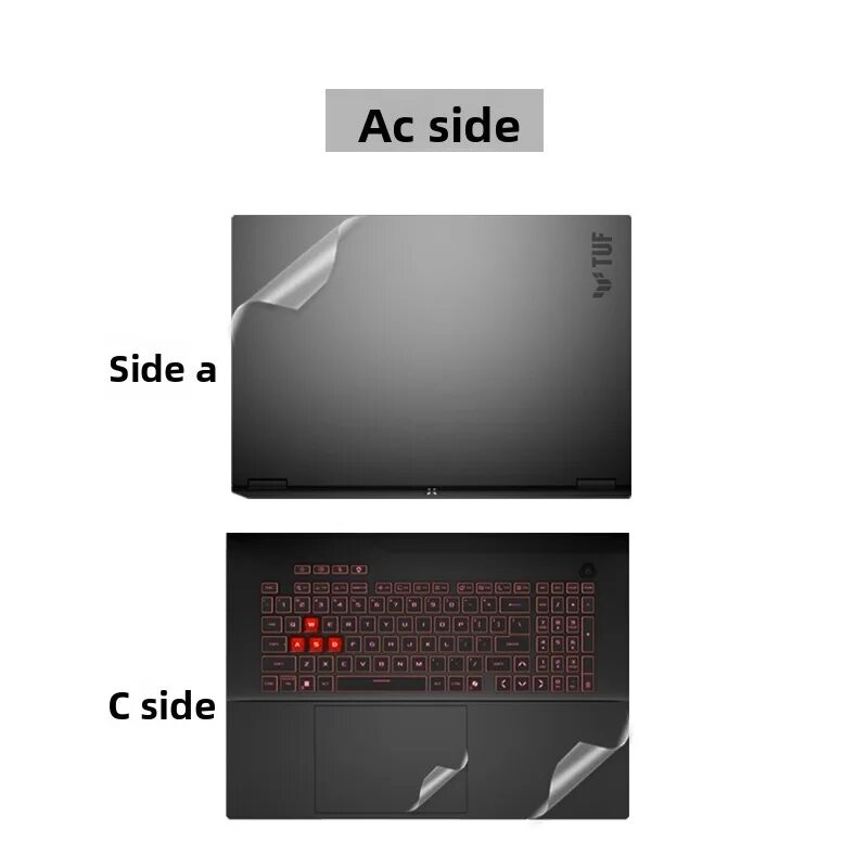 Защитная пленка для ASUS TUF Gaming F16/A16/A15/A17 Gaming A16 (2025), Skin sticker ac side