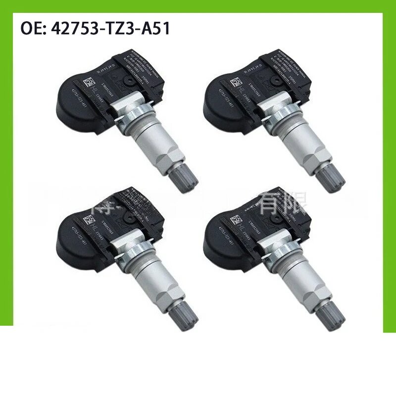 42753-TZ3-A51 42753TZ3A51 1/4 шт. tpms датчик давления в шинах для Honda для Honda Acura TLX 4pcs