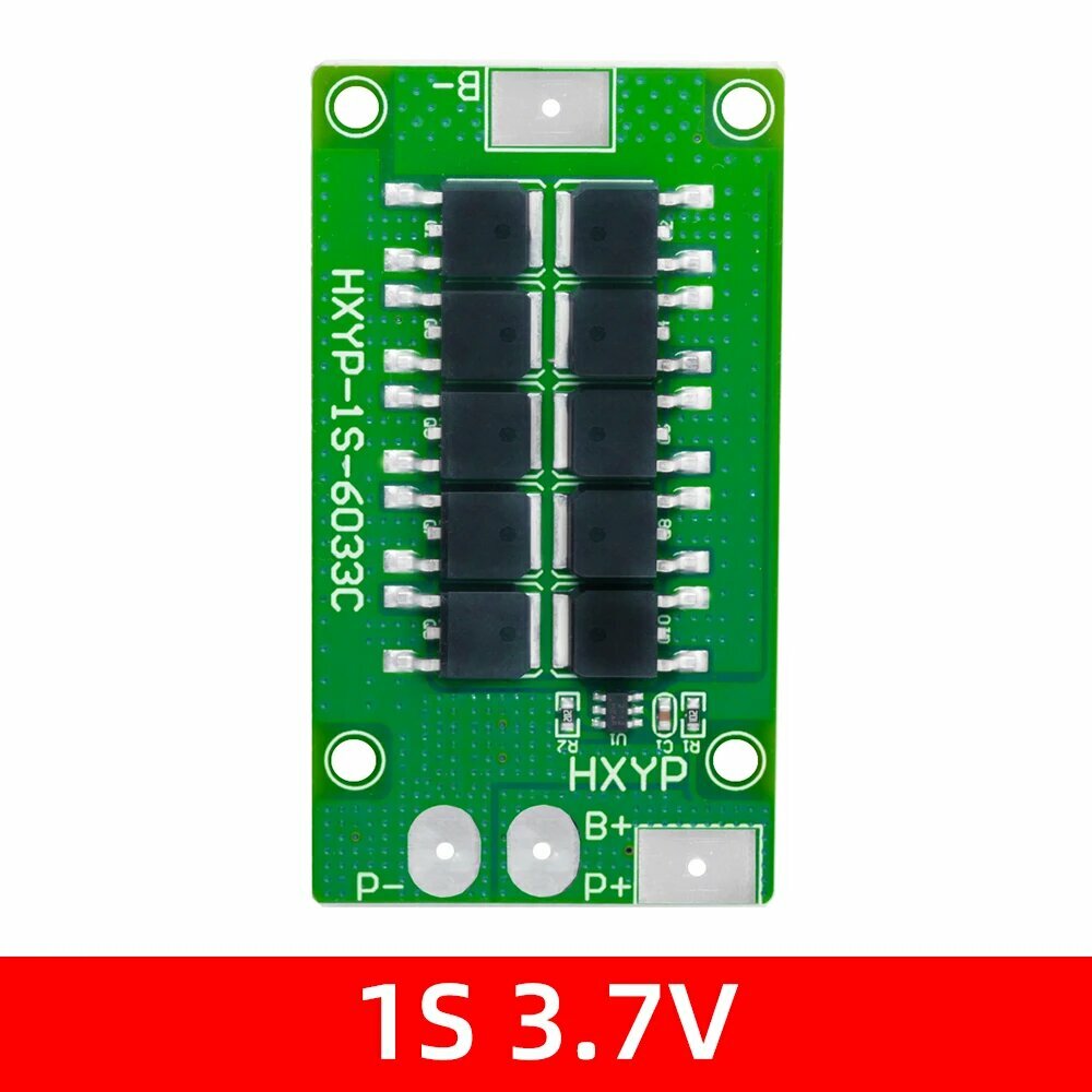 EGBO BMS плата защиты литиевой батареи 18650 1PC, 1S-3.7V-Green