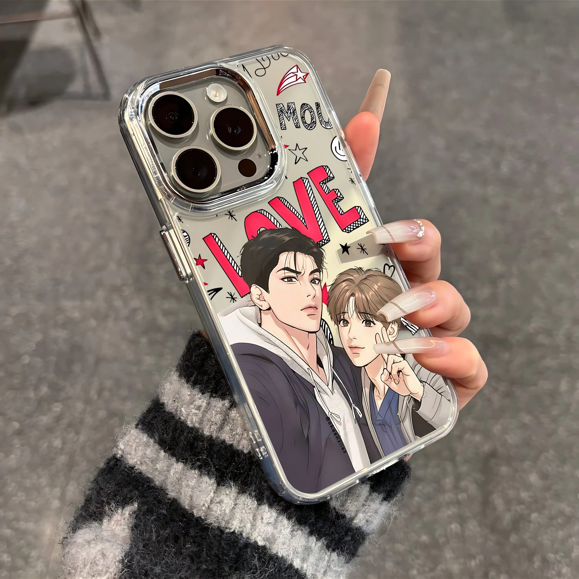 Чехол для телефона Hot Comic BL Jinxs для iPhone 17 16e 16 15 14 13 12 11 LYK-337HKX474A3, iPhone 13
