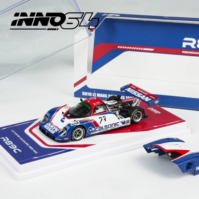 Модель автомобиля INNO 1:64 R89C LE MANS 1989