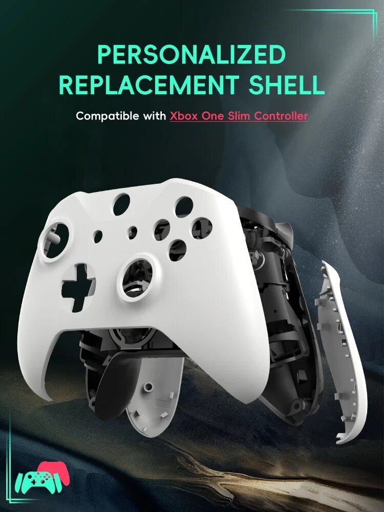 DATA FROG ACC03 Корпус для контроллера Xbox One S Белый, white — фото 1