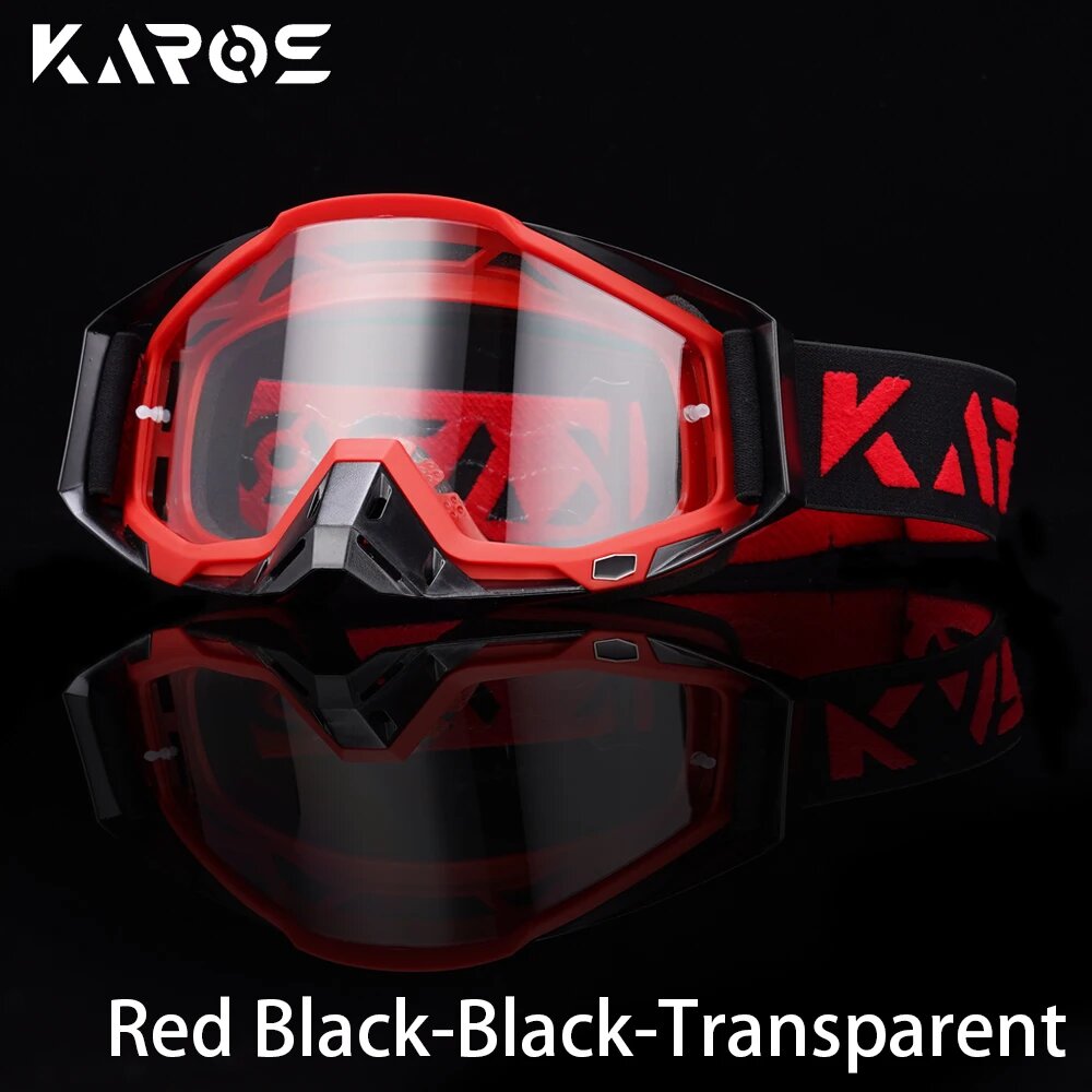 Очки мото Karos K336-10, красные