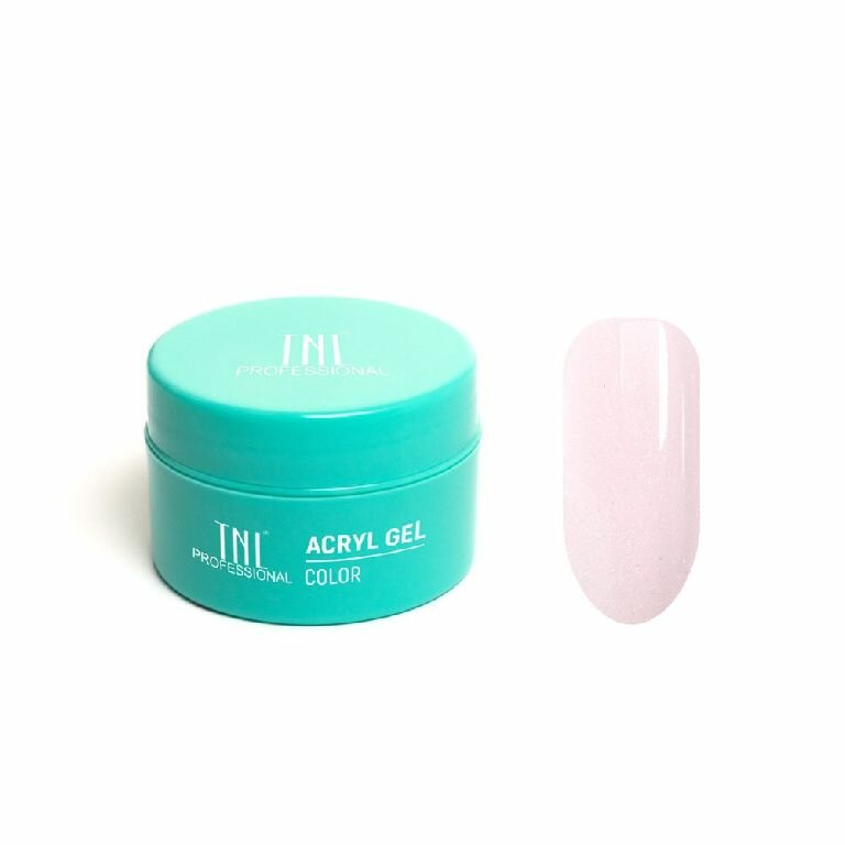 TNL Professional Acryl Gel Illusion №01 камуфлирующий светло-розовый с шиммером, 18 мл. (380214)