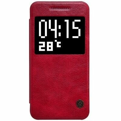 Чехол книжка для смартфона Nillkin QIN Series для HTC A9, красный