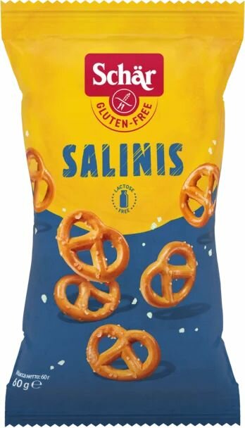 Безглютеновые крендели Schar Salinis 10 шт x 60г