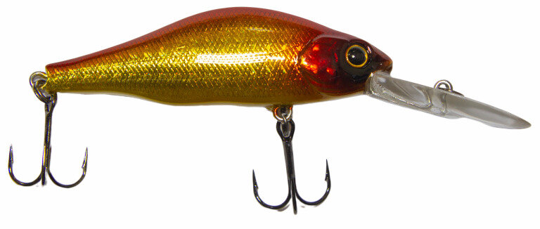 Воблер RUBICON Deep Ghost F, 70mm, 9.6gr, depth 0,1-2,5m, 455L8