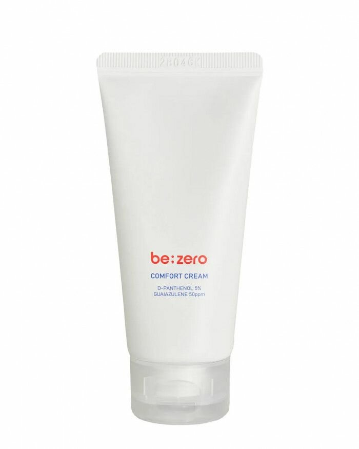 Derma Factory be; zero COMFORT CREAM Гипоаллергенный успокаивающий крем для лица с пантенолом и гвайазуленом 80мл