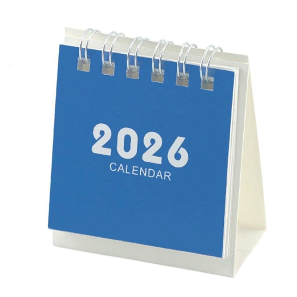 Настольный календарь на 2026 год, темно-синий