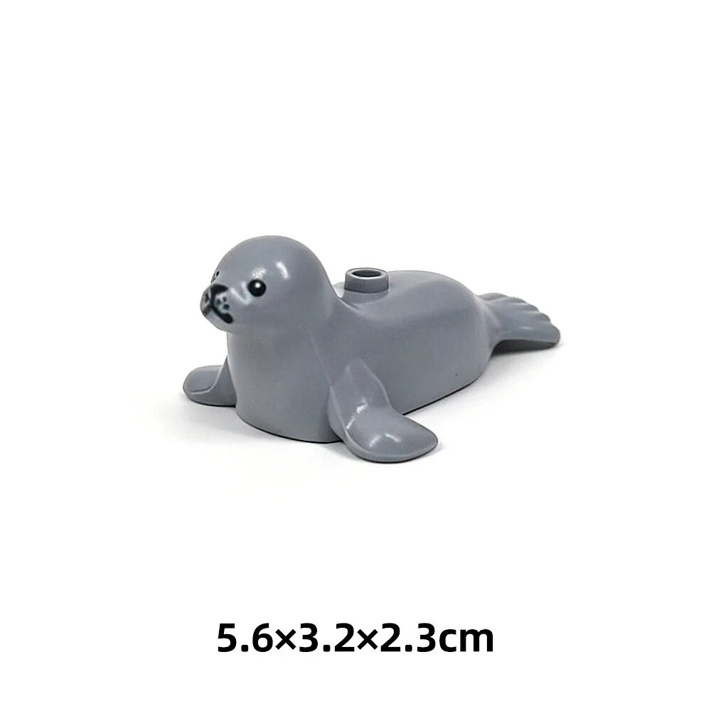 MOC Конструктор «Рыбы» для зоопарка seal
