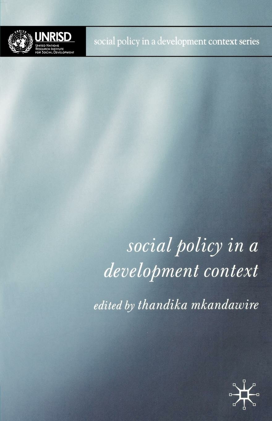 Social Policy in a Development Context — фото 1