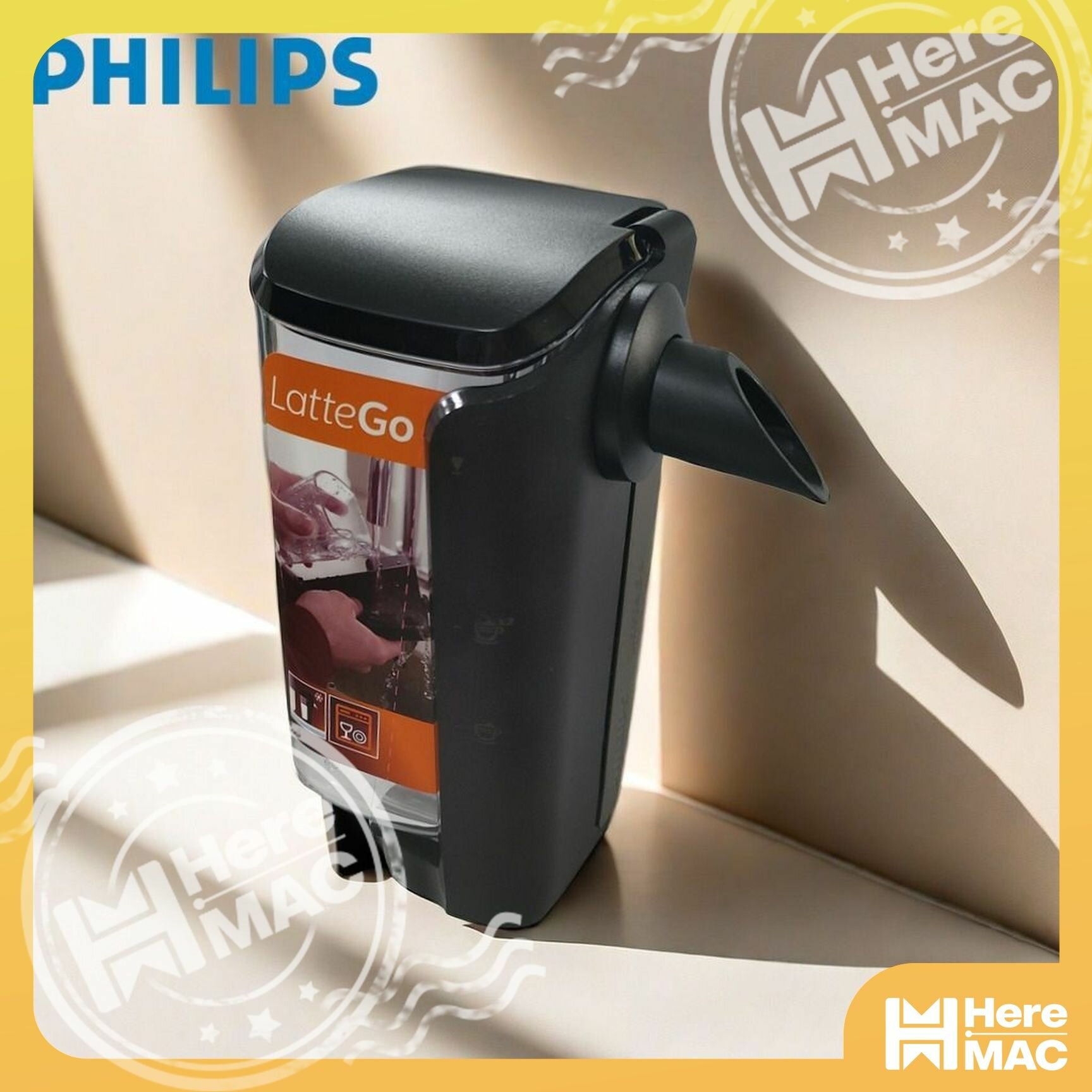 Профессиональная кофеварка Кувшин-капучинатор LatteGo для Philips, Saeco 421944083391,421945016211, черный